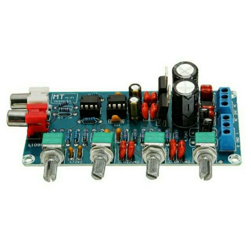 Jual NE5532 OP-AMP HIFI Amplifier Preamplifier Volume Tone EQ Control ...