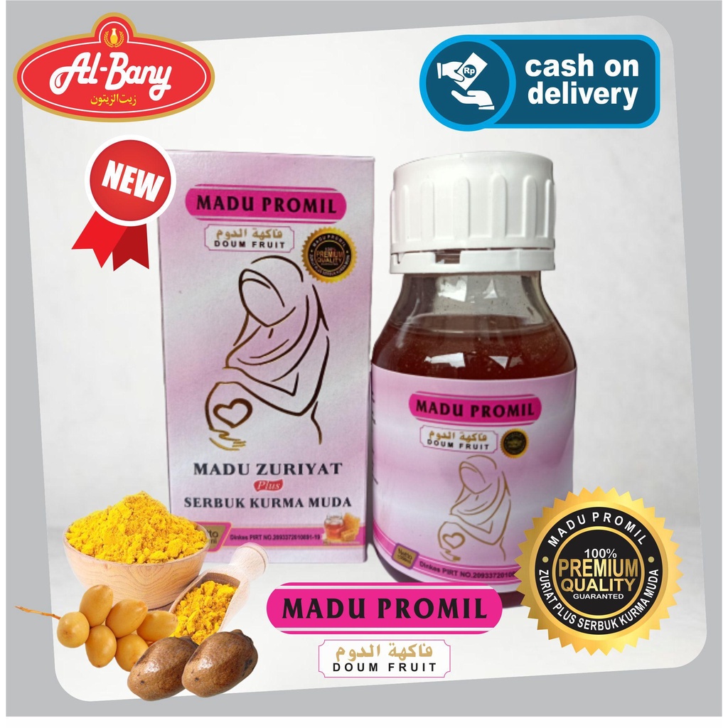 Jual Madu PROMIL Zuriat PLUS Kurma Muda AL-BANY Original | Shopee Indonesia