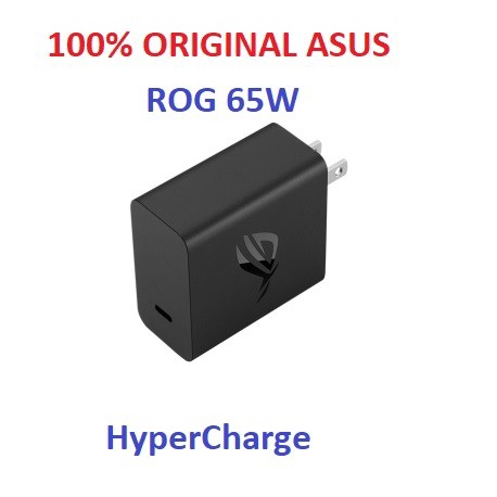Jual Asus Adaptor Charger ROG 65W PD HyperCharge Fast Original 100% | Shopee Indonesia