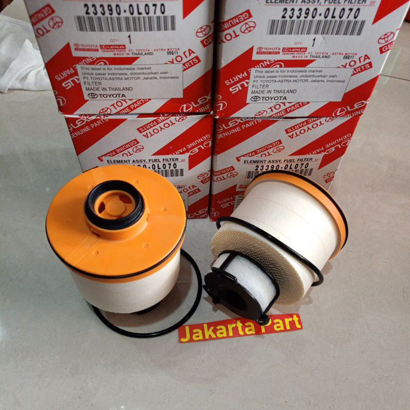 Jual Filter solar 23390-0L070 element fuel filter inova toyota innova ...