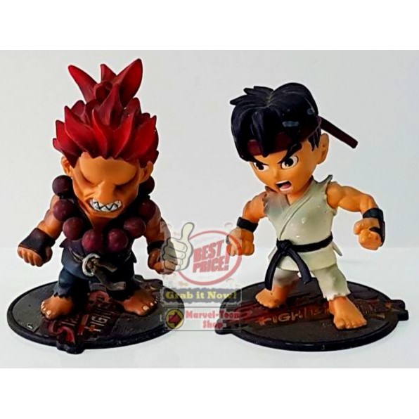 Jual Action Figure Street Fighter Ryu & Akuma Collection Figure - RARE ...