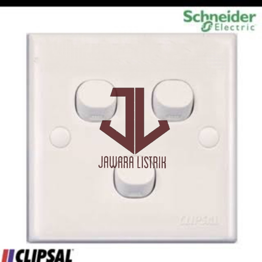 Jual SAKLAR TRIPLE ISI 3 SCHNEIDER CLIPSAL CLASSIC INBOW | Shopee Indonesia
