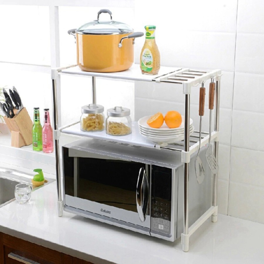 Jual Rak Microwave Stainless - Rak Dapur Microwave Multifungsi | Shopee ...