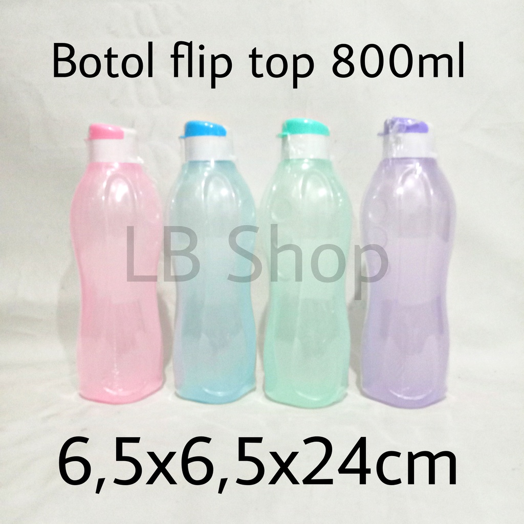 Jual Botol minum FLIP TOP 800ml/Botol air kulkas/Botol tumbler olahraga ...