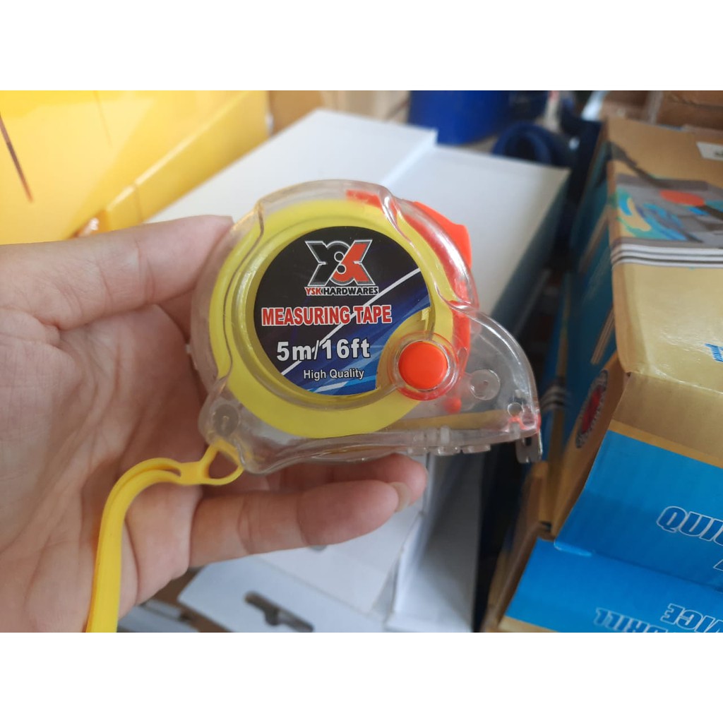 Jual meteran kayu 5 meter / meteran tukang / measure tape 5m 16ft ...
