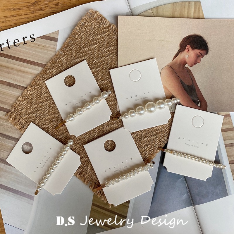 Jual HIGH-END JEPIT PONI RAMBUT PONYTAIL HAIR CLIP PIN MUTIARA GOLD ...