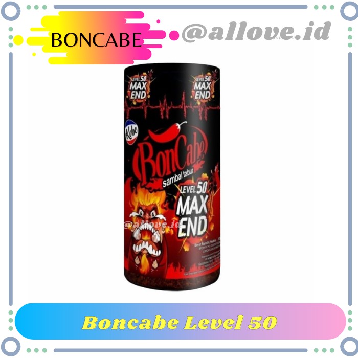 Jual Boncabe Level 50 Max End Sambal Tabur Boncabe | Shopee Indonesia