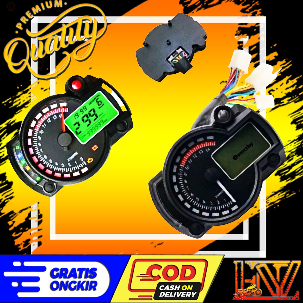 Jual Speedometer Spido Speedo Koso RX 2 Set Socket Dan Sensor | Shopee ...