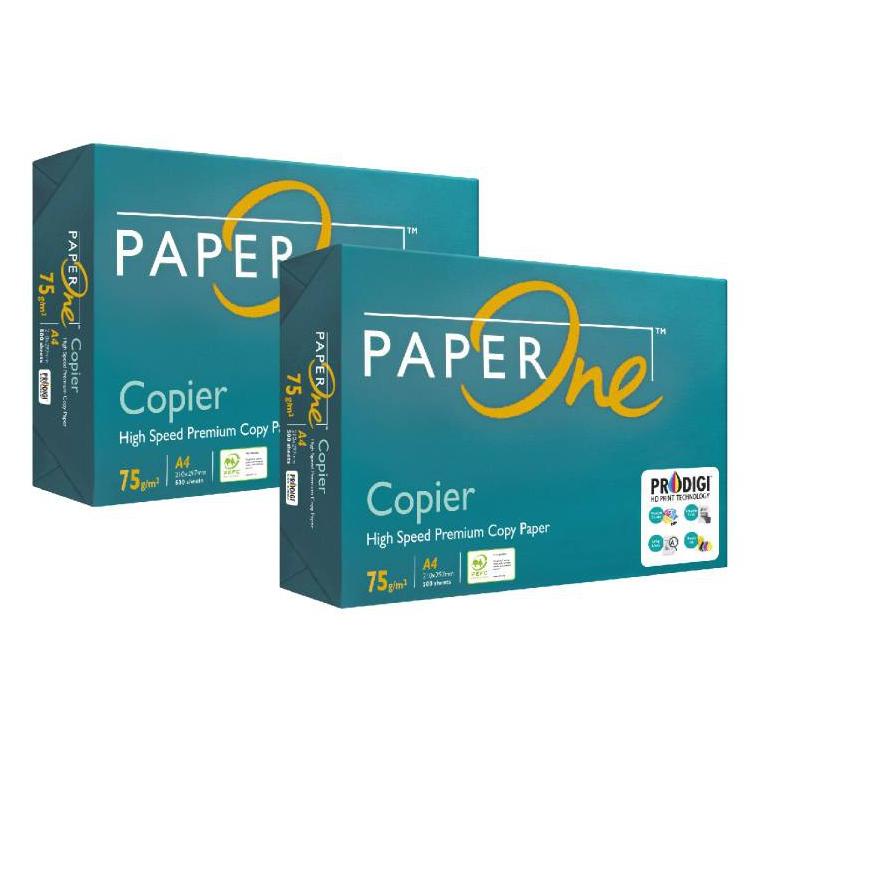 Jual Paperone Kertas A4 75gr 1 Box 2 Ream 1000 Lembar [kertas Hvs