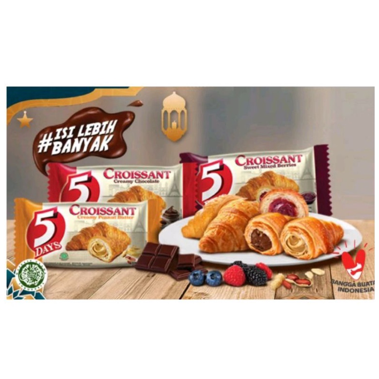 Jual 5 days croissant 60gr | Shopee Indonesia