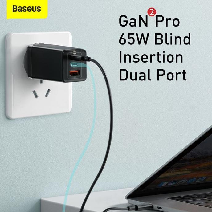 Jual Jual Baseus Kepala Charger Gan2 Gan 2 Pro 65W Pd Fast Charging ... Jual Jual Baseus Kepala Charger Gan2 Gan 2 Pro 65W Pd Fast Charging ...