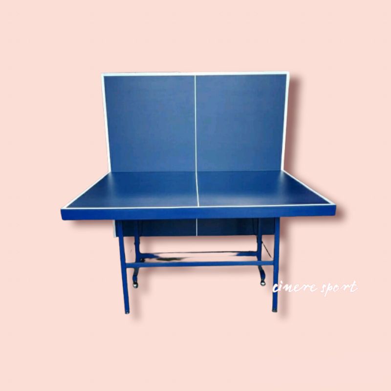 Jual meja pingpong / Tenis Meja BUTTERFLY BAHAN MULTIPLEX 22mm kaki hollo 8roda | Shopee Indonesia