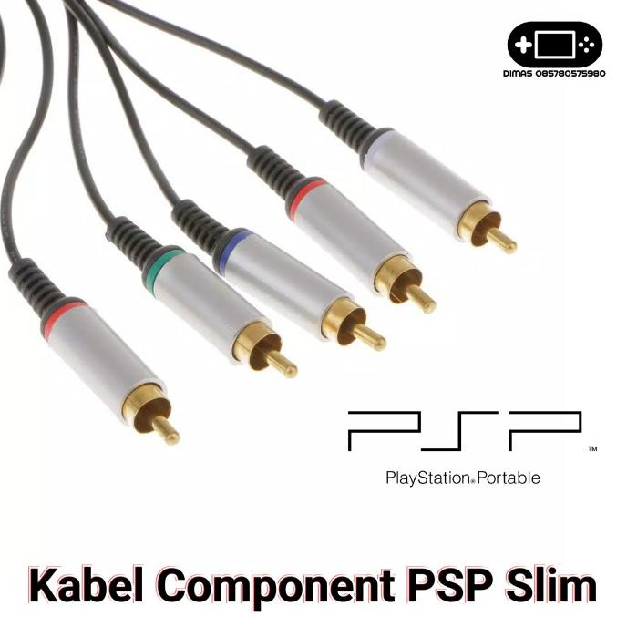 Jual Kabel Komponen Cable Component TV PSP Slim Seri 2000 3000 | Shopee ...