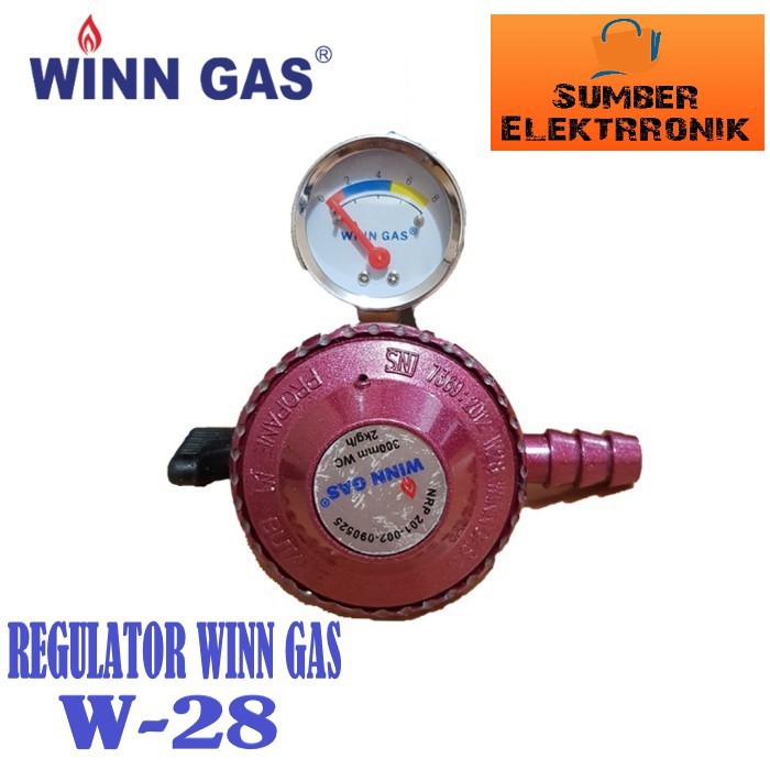 Jual Winn gas , W 28 , Win Gas , Regulator Gas LPG , Meter Free Bubble ...