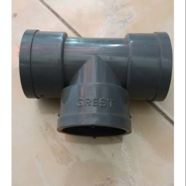Jual Tee T 3" inch GREST SOCKET TEE T Fitting Pvc Sambungan Pipa Pvc Paralon Air Ledeng | Shopee ...