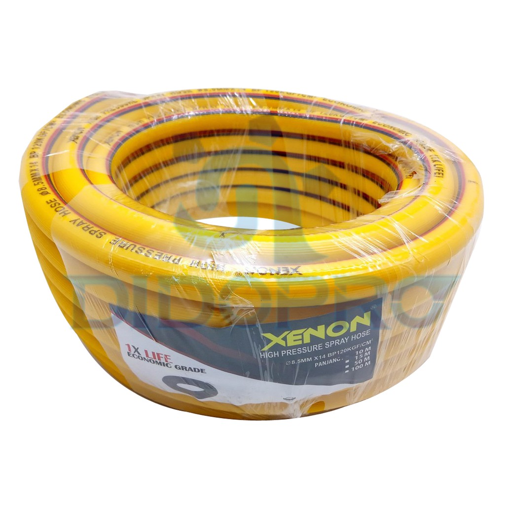 Jual XENON 5 Meter Selang Kompresor Kuning- High Pressure Spray Hose ...