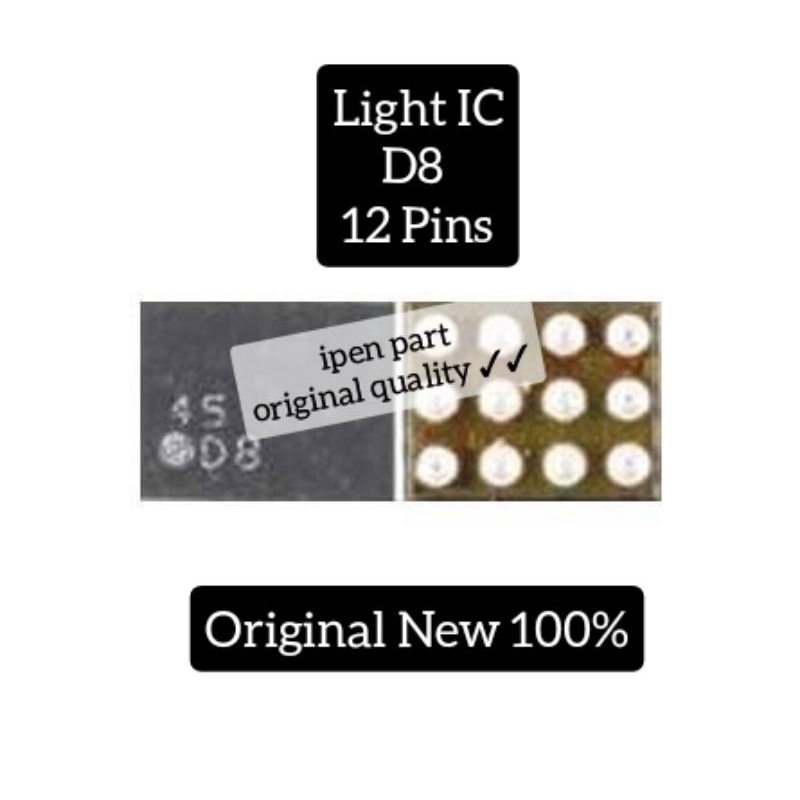 Jual IC Lampu D8 12 Pin Original New Tested Light Chip TFP | Shopee ...