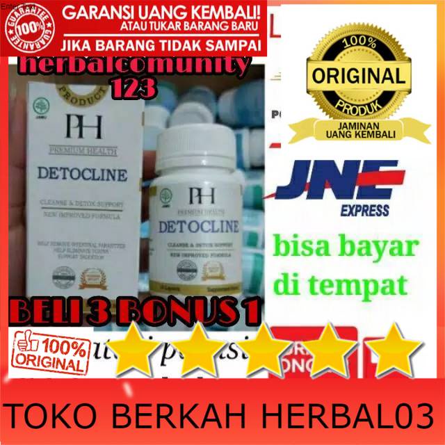Jual 100% ASLI Detocline - Obat Virus - Obat Anti Parasit - Pembubuh ...