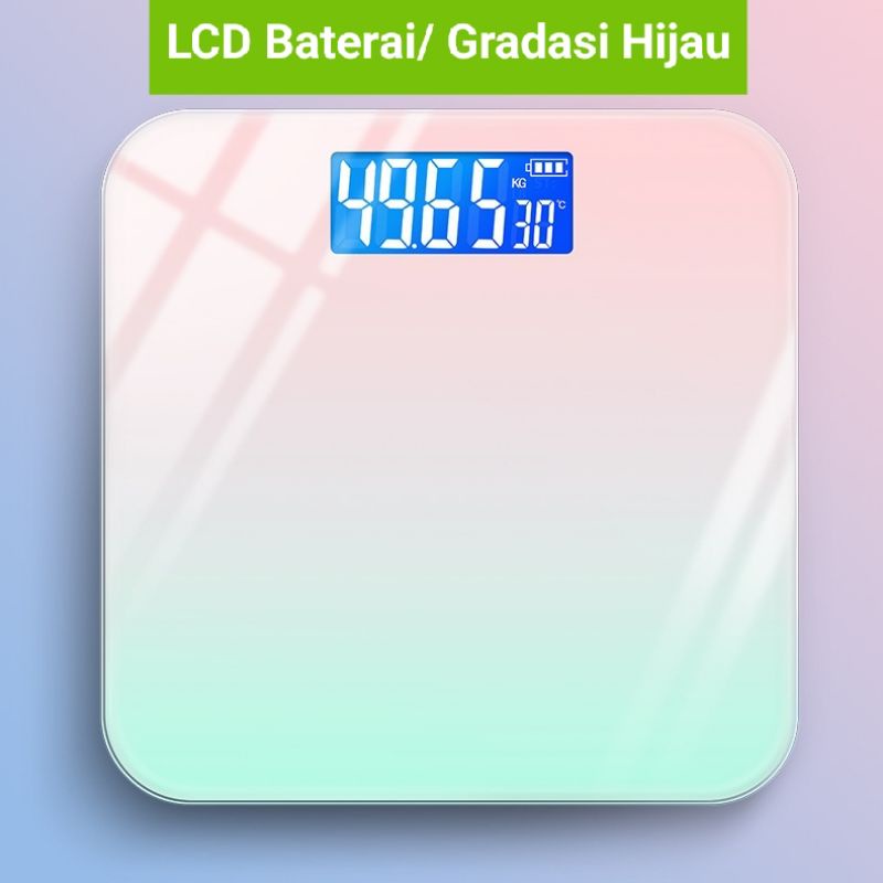 Jual Timbangan Badan LCD Gradasi Timbangan Berat Badan Digital ...