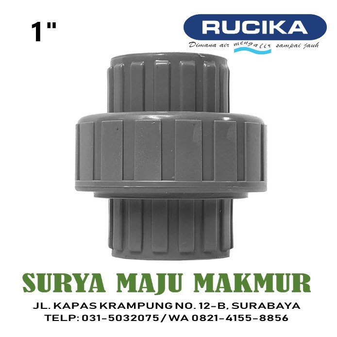 Jual Water Mur Moor Polos 1" inch RUCIKA watermur polos Union Socket AW ...