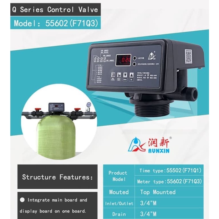 Jual Kepala Filter Air Otomatis F67Q1 / Automatic 3 Way Valve | Shopee ...