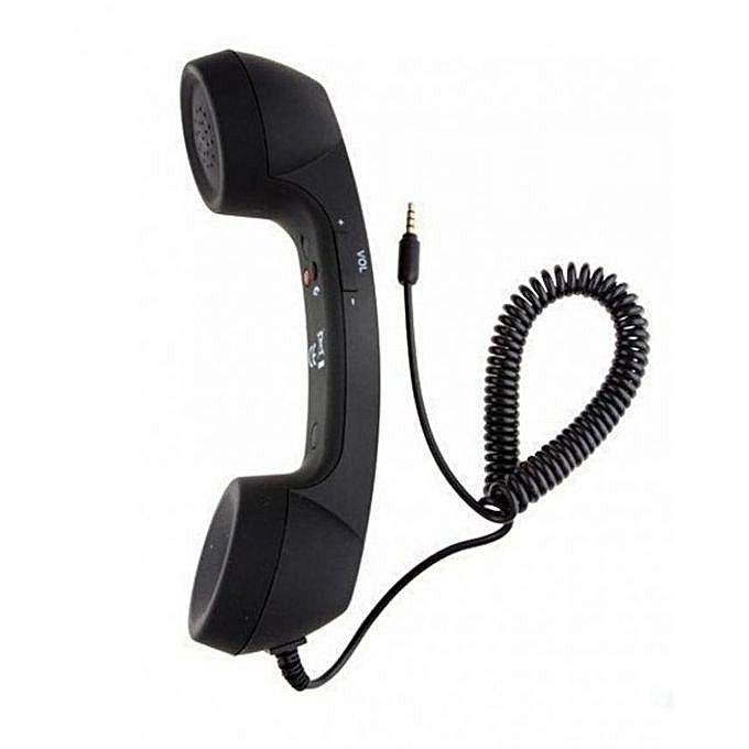 Jual Cocophone - Headset Bentuk Gagang Telepon Retro - WARNA RANDOM ...
