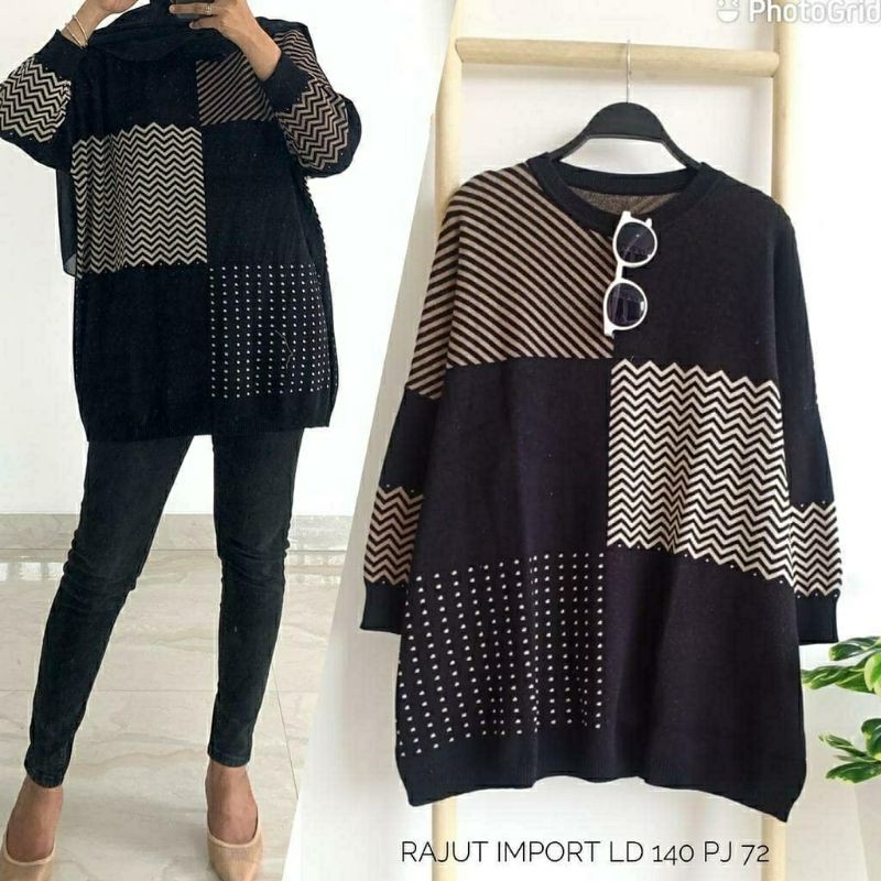 Jual Diora Rajut Jumbo, BLOUSE RAJUT WANITA JUMBO CANTIK BAHAN RAJUT ...
