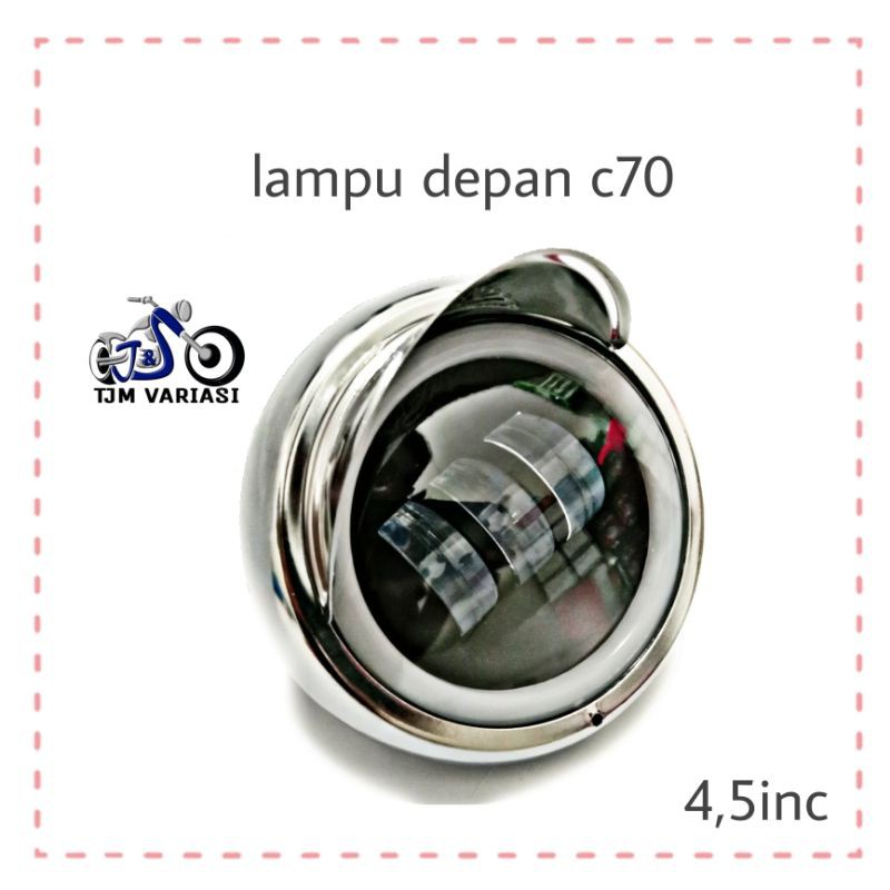 Jual lampu c70 daymaker rgb angel eye reflektor lampu depan day maker ...