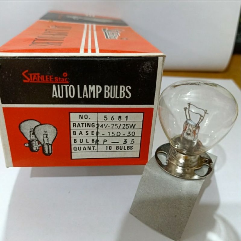 Jual Bohlam Lampu Stanlee Star 24V 25/25W Forklift (5681) | Shopee ...