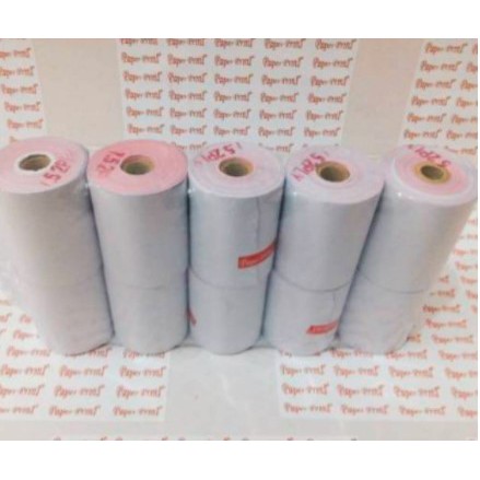 Jual Kertas struk kertas kasir hvs 2ply 75x65 paper prins readyy12 ...