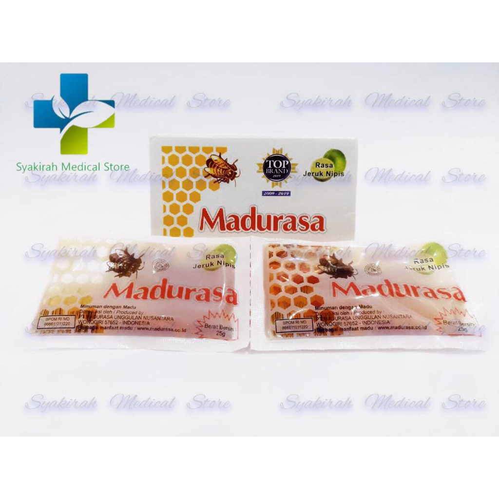 Jual Madurasa Jeruk Nipis Sachet 25 gr / Madu Sachet | Shopee Indonesia