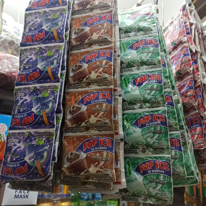 Jual Pop Ice Es Blender Minuman Serbuk 25g | Shopee Indonesia