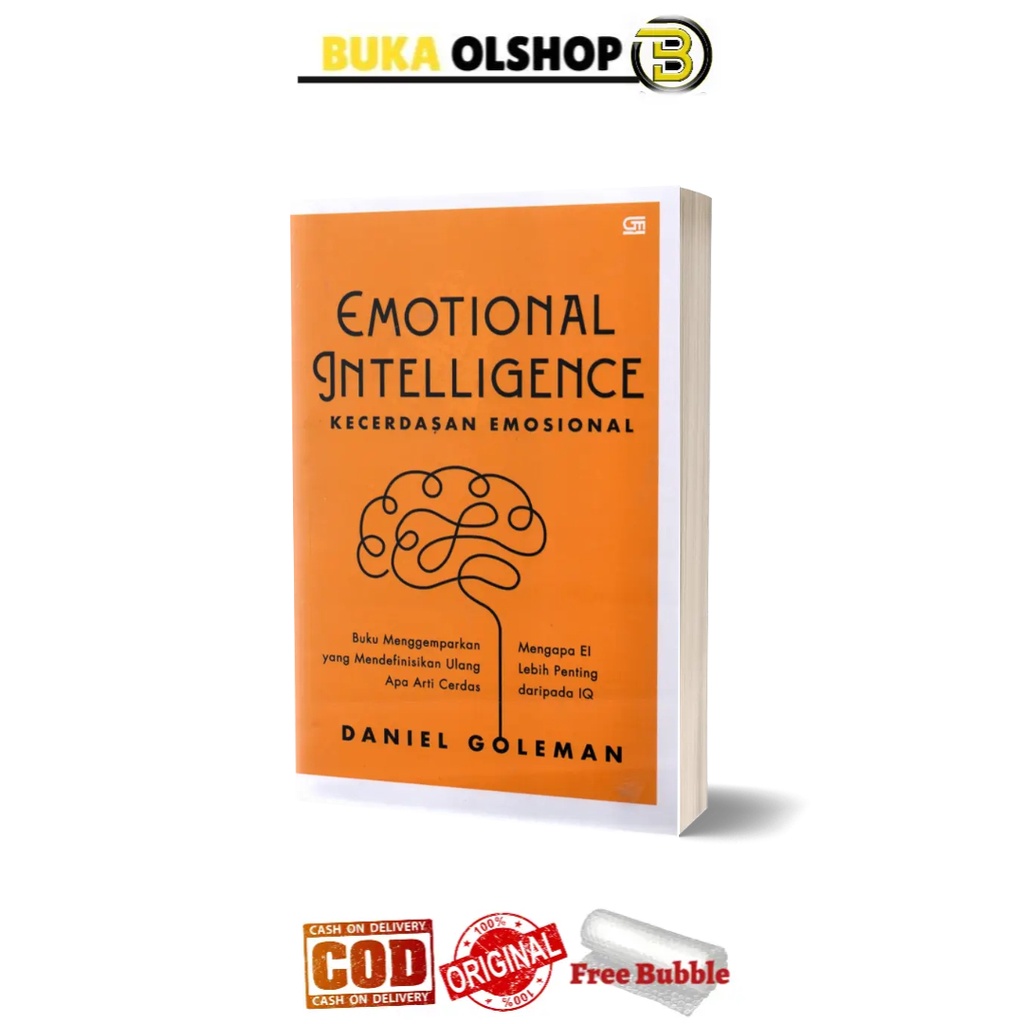 Jual Emotional Intelligence Kecerdasan Emosional Daniel Goleman (Cover 2022) | Shopee Indonesia
