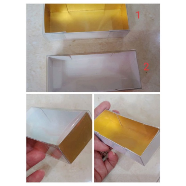 Jual paper box gold custom 11x7x2(minimal 100pcs) | Shopee Indonesia