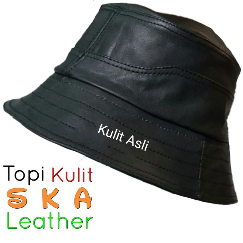 Jual Topi SKA kulit asli Garut Keren Gaul | Shopee Indonesia