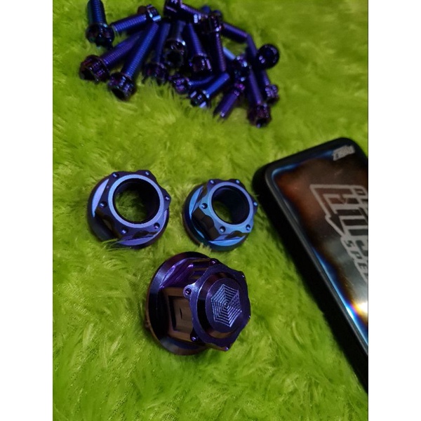 Jual Mur roda belakang titanium Honda ( HARGA /BIJI ) | Shopee Indonesia