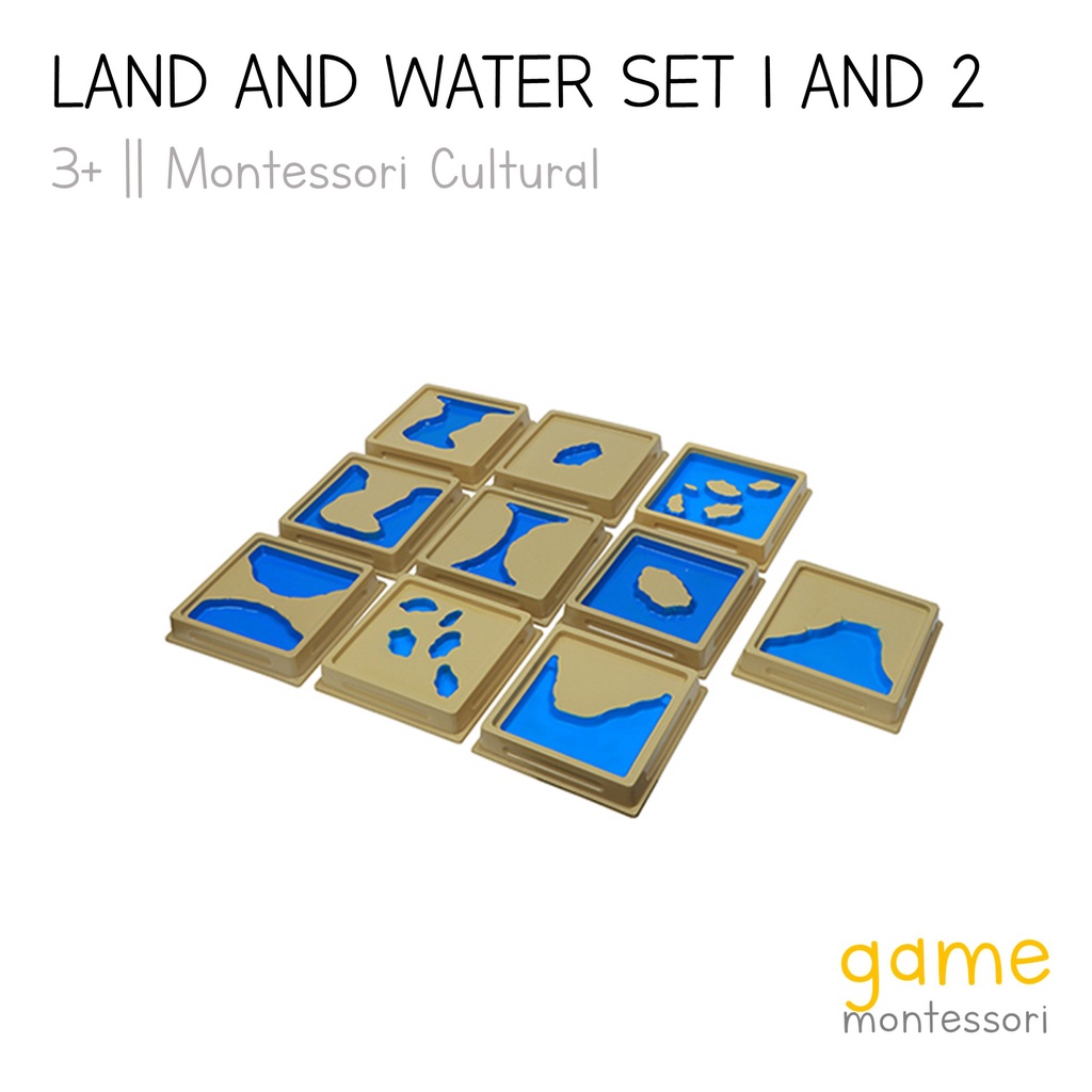 Jual Game Montessori Land and Water Model | Shopee Indonesia