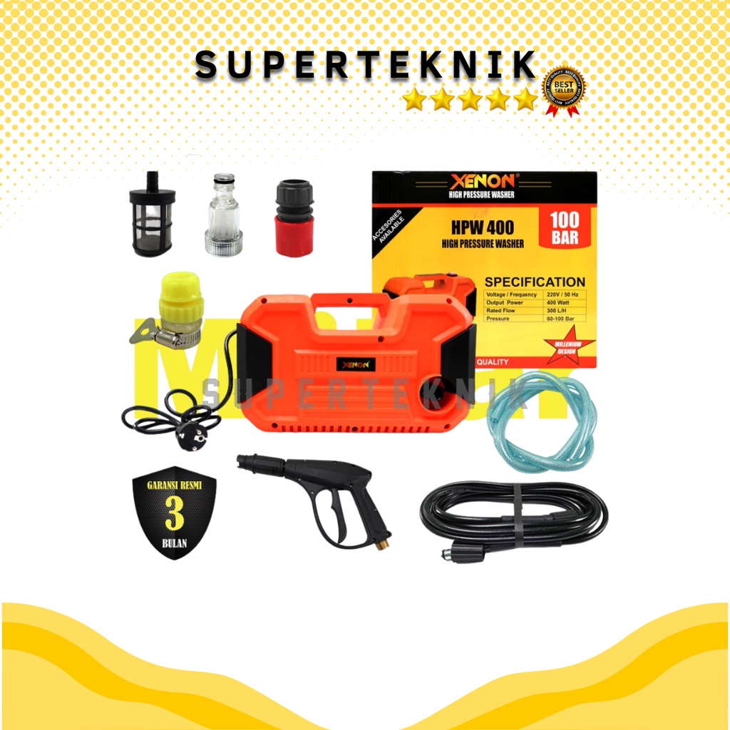 Jual Mesin Jet Cleaner High Pressure Steam Cuci Motor Mobil HPW 400 ...