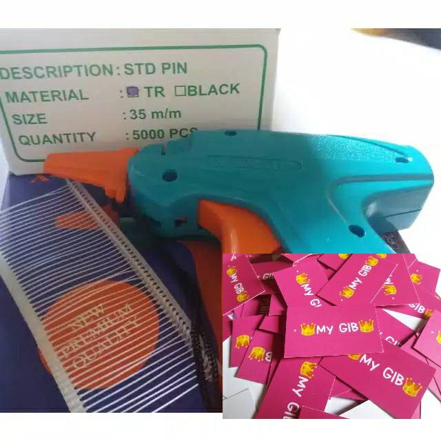Jual PAKET TAG GUN,TAG PIN DAN LABEL HANG TAG | Shopee Indonesia