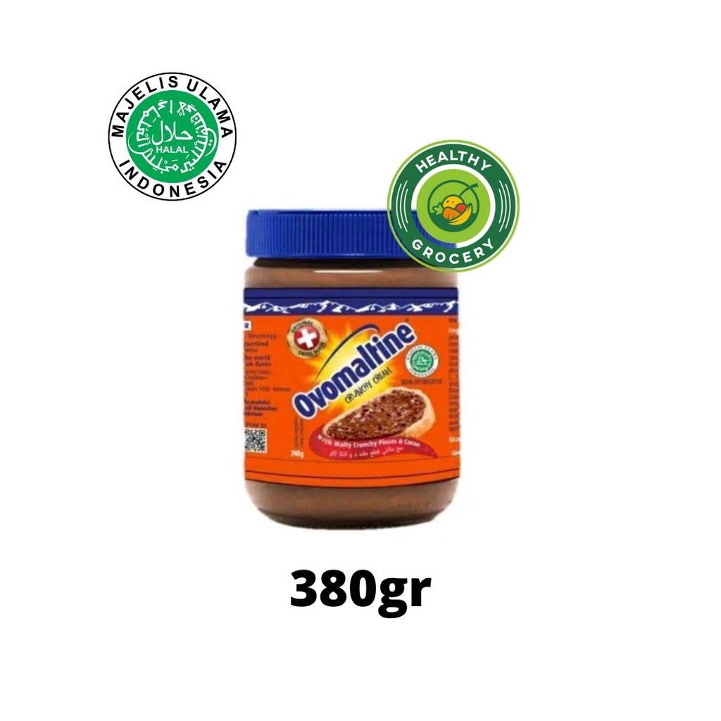Jual Ovomaltine Crunchy Cream Spread Cocoa 389gr / OVOMALTIN / SELAI ...