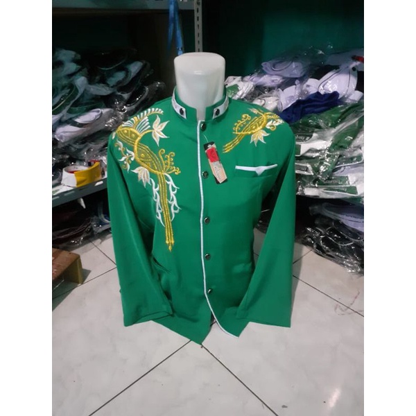 Jual jasko hijau bordir Lis putih | Shopee Indonesia Jual jasko hijau bordir Lis putih | Shopee Indonesia