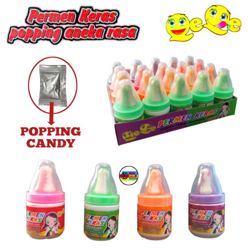 Jual Permen Keras Jadul Bentuk Dot Tabur Popping Candy 1 pc Aneka Rasa ...
