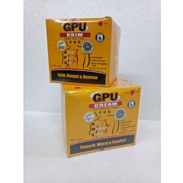 Jual Gpu Cream Pereda Nyeri Otot Kemasan Pot | Shopee Indonesia