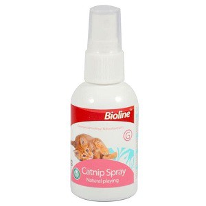 Jual Catnip Spray Penenang Kucing Bioline Catnip Spray 50ml Murah Import Berkualitas (SMG ...