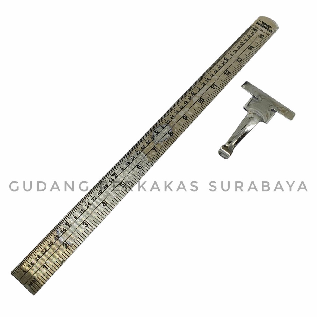 Jual Penggaris Saku 6 Inch 15 cm Pocket Ruler Flexible Precision ...