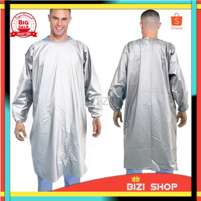 Jual Baju apd Cover Wearpack Hazmat suit Jas Hujan Waterproof Jas polos ...