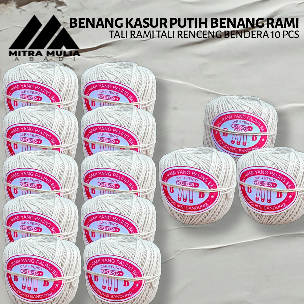 Jual 10pcs Benang Kasur Tali Renceng Bendera l Benang Rami | Shopee ...