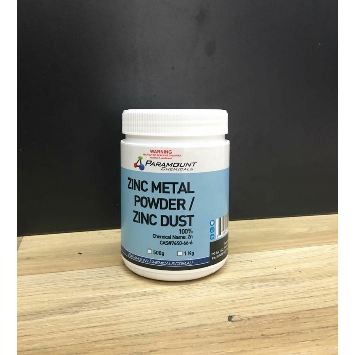 Jual Zinc Metal Powder / Zinc Dust 5 Micron 500 Grams Pure 100% ...