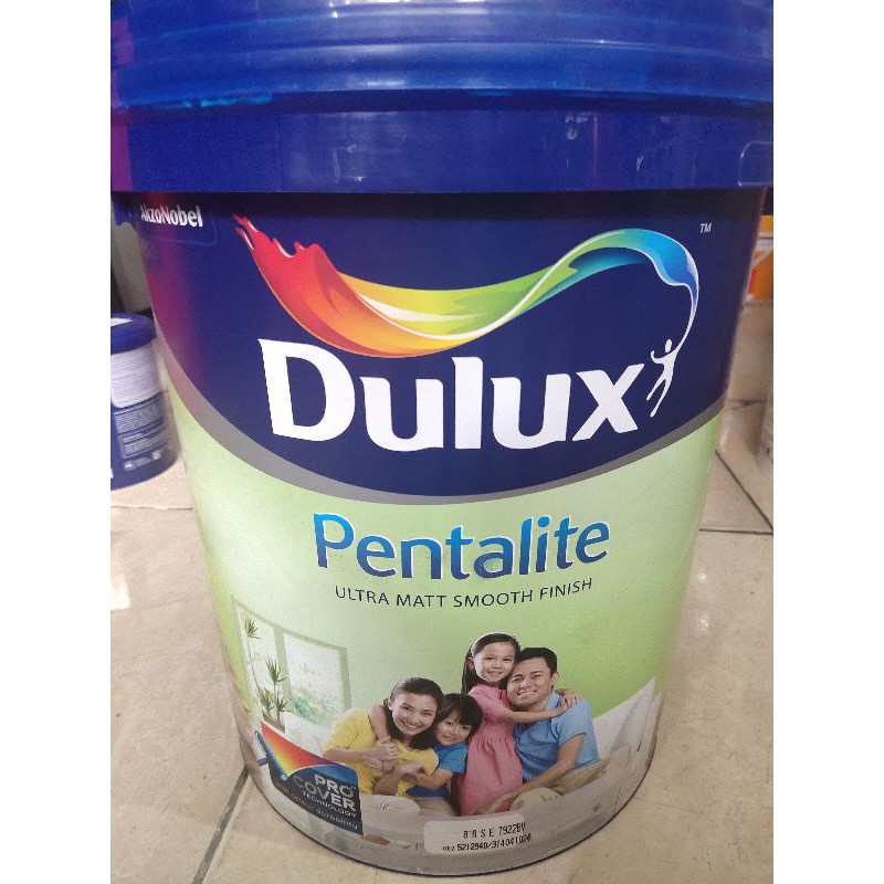 Jual Dulux Pentalite 20L "Universal Grey" / Cat Tembok Interior ...