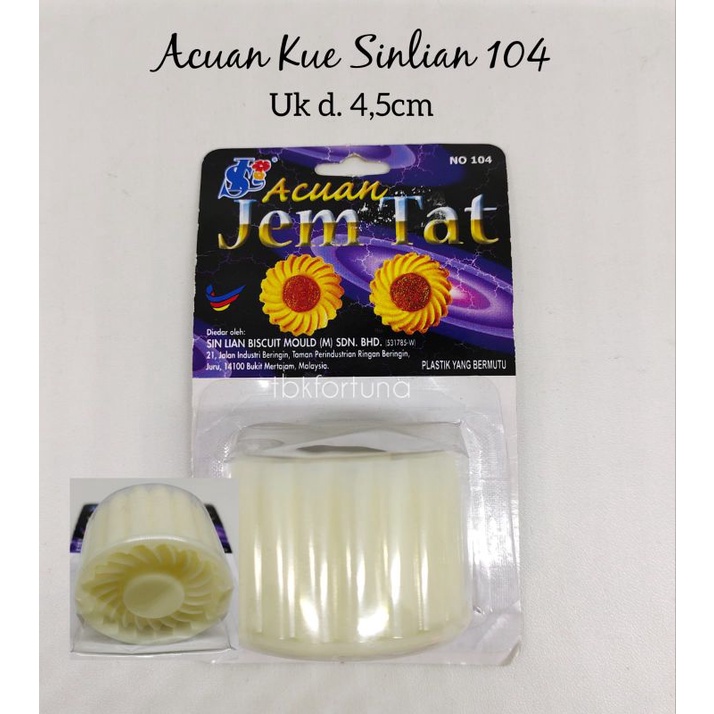 Jual Acuan Kue Jem Tat Sinlian 104 | Shopee Indonesia